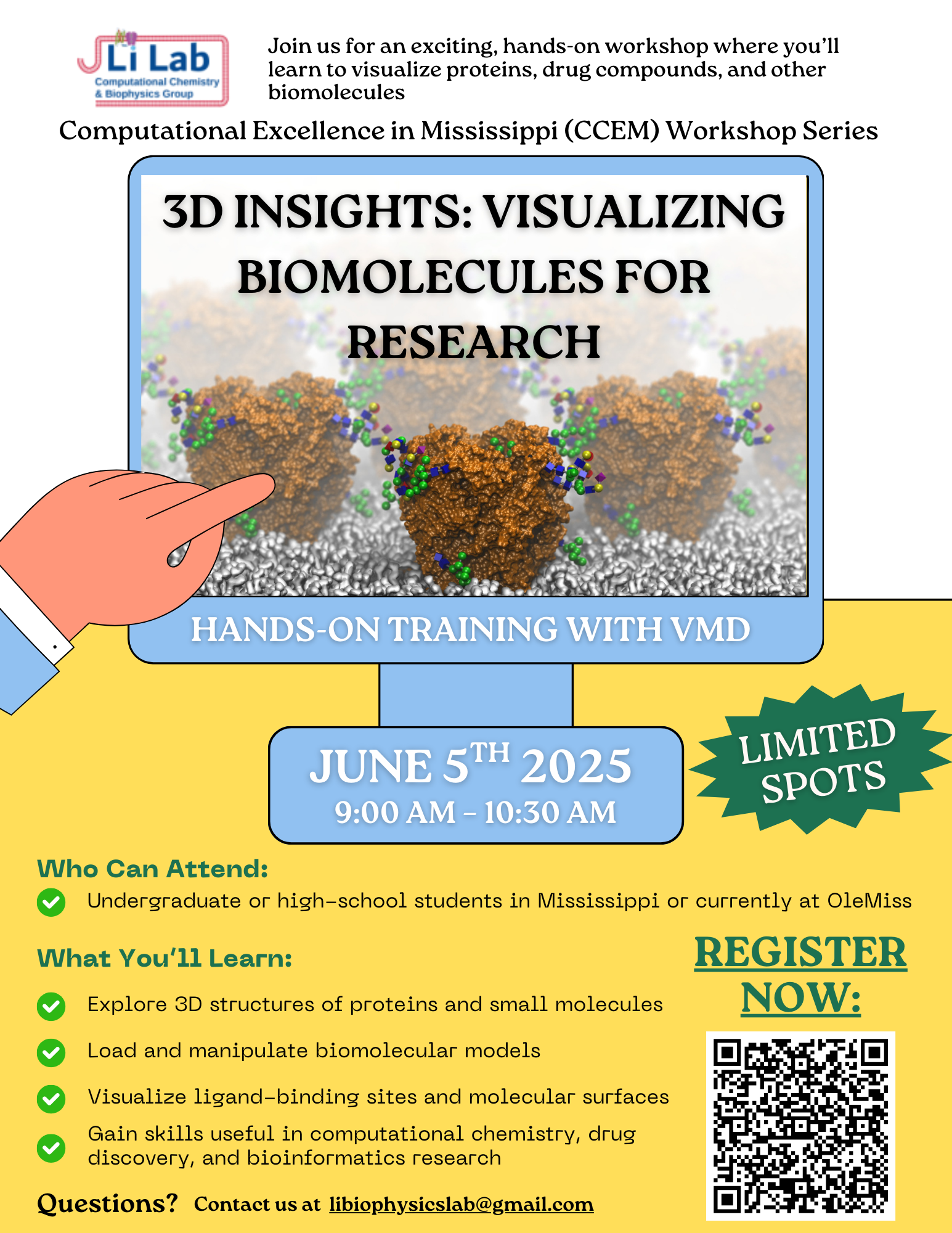 Workshops – Jing Li Lab @ OleMiss